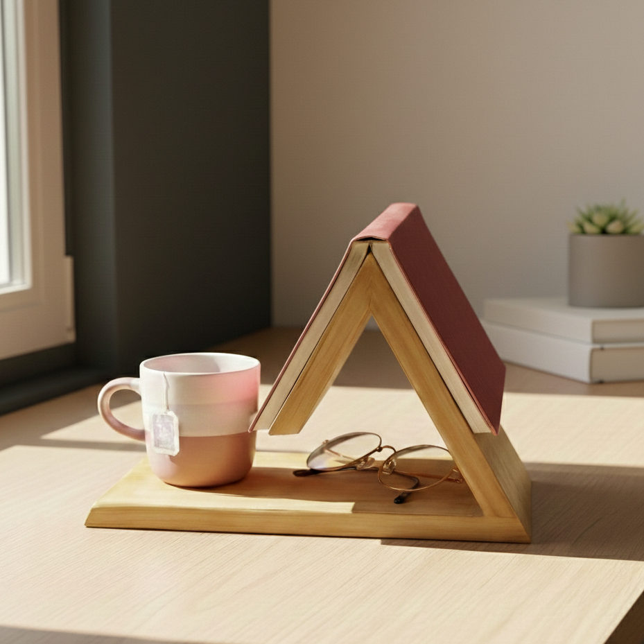 Buy Wooden Book Holder Online in Pakistan | Premium Book Stand – Trimwood